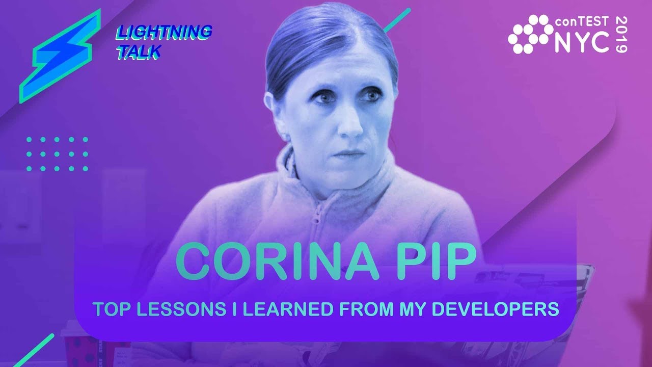 Corina Pip - Top Lessons I learned from my Developers Speed Talk - YouTube