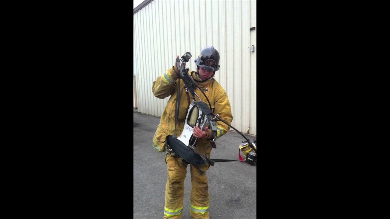 Doffing SCBA.MOV - YouTube
