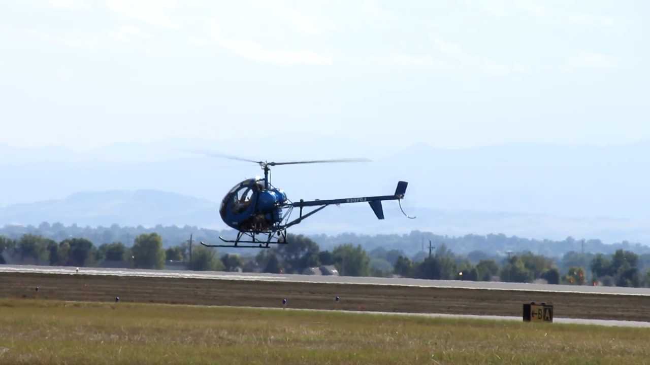 Helicopters at KFNL - YouTube