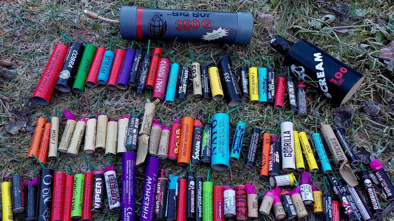 MEGA TEST 100 PETARD€ DIFERITE 🧨 - TEST FIRECRACKERS 2024 - 2025 🧨 ...