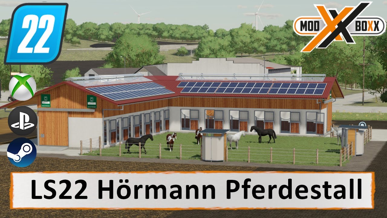 LS22 Mods | Hörmann Pferdestall | Landwirtschafts Simulator 22 | - YouTube