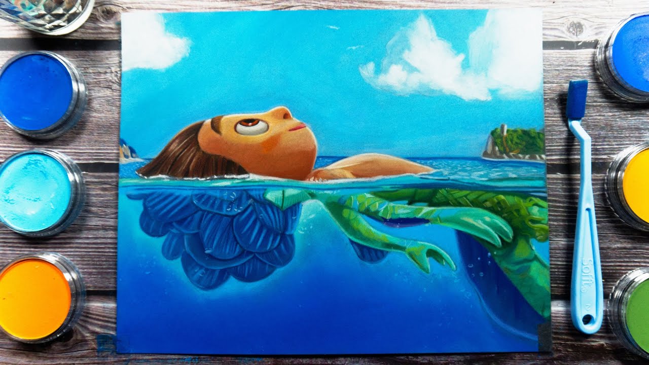 Drawing Luca [Disney Pixar] - YouTube
