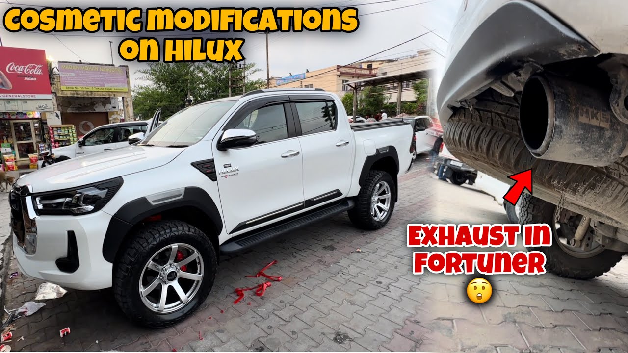 These hilux mods will blow your mind | Exhaust sound in Toyota Fortuner ...