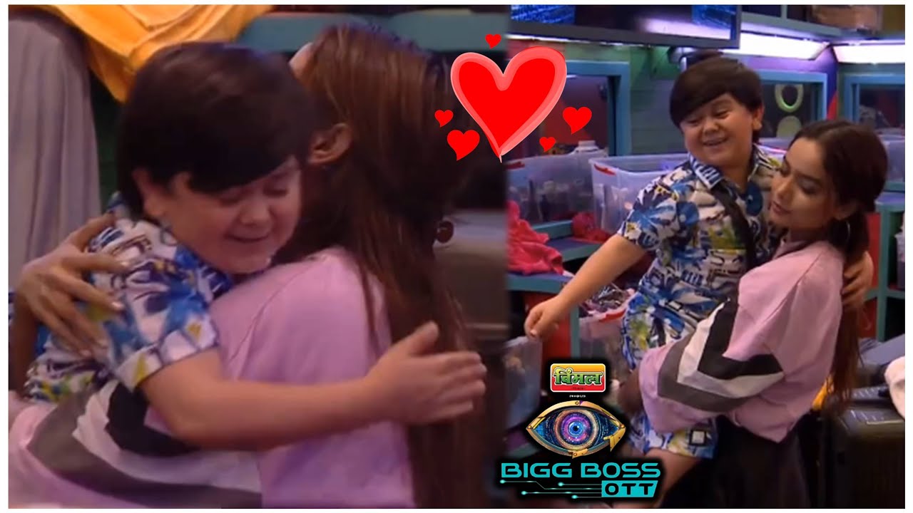 Bigg Boss OTT 2 LIVE : Manisha Rani Cute HUG & Funny Moment With Abdu ...