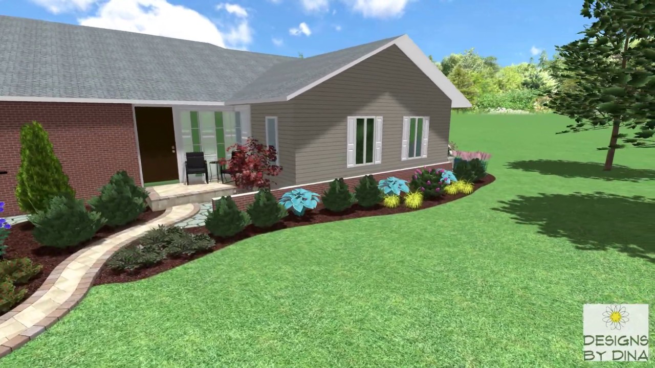 Front Yard Design, Sycamore, Illinois - YouTube