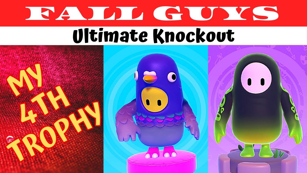 Fall Guys-My 4th trophy(bonus win in Tip Toe) - YouTube