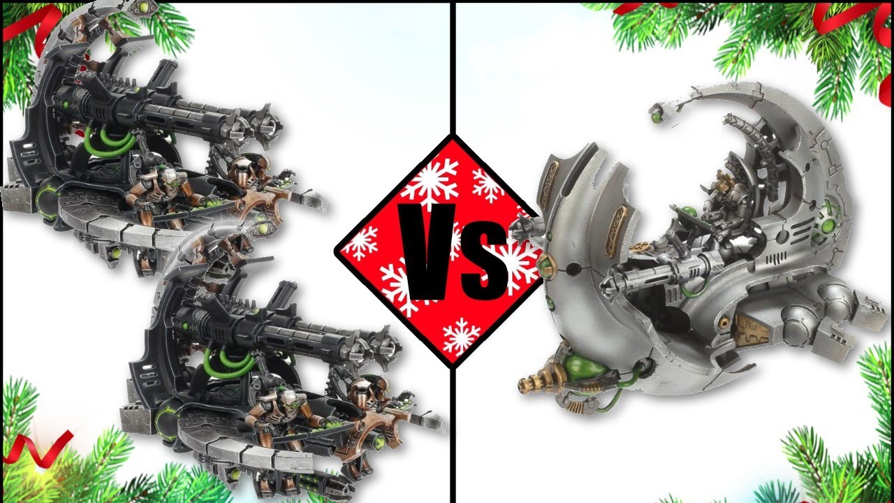 15th - 2x Annihilation Barge Vs Tesseract Ark - Necrons Countdown to ...