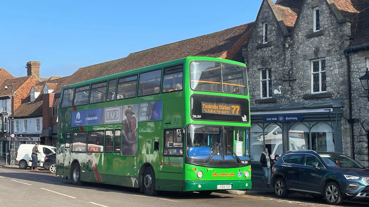 Full Route Visual~77: West Malling - Tonbridge Station | TAL261 | LX04 ...