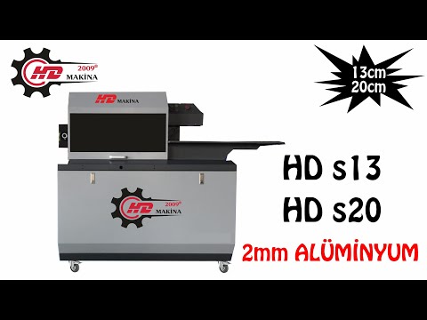 HD s13 - HD s20 Kutu Harf Makinası