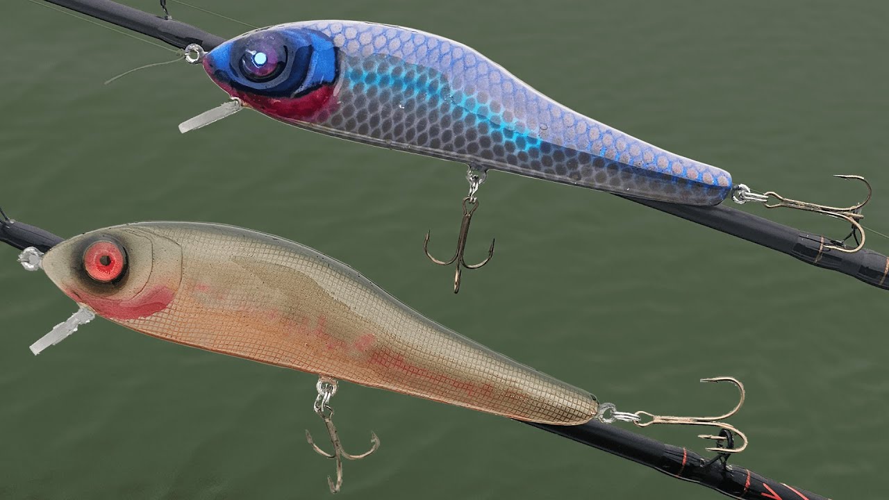 Making Big Jerkbaits for Pike - YouTube