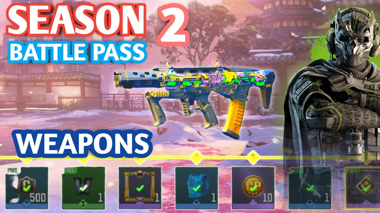 *New* 🤯 Season 2 Confirmed All Battle pass Weapons Codm 2023 | Codm ...