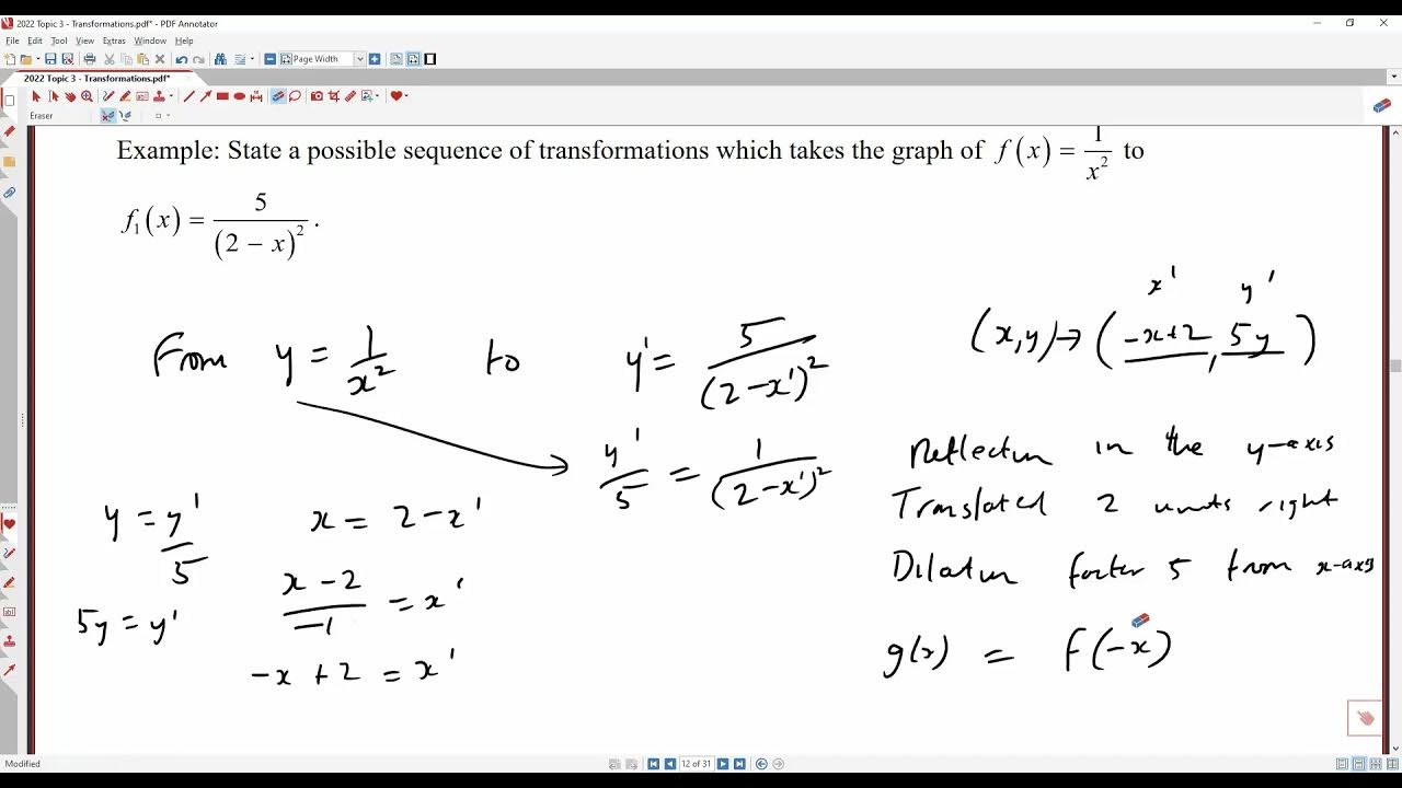 Determining Transformations - YouTube