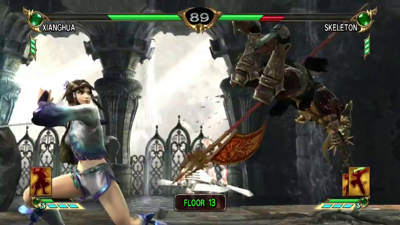 Soul Calibur IV - Tower of Lost Souls Descending Path Floor 1-15 part 2 ...