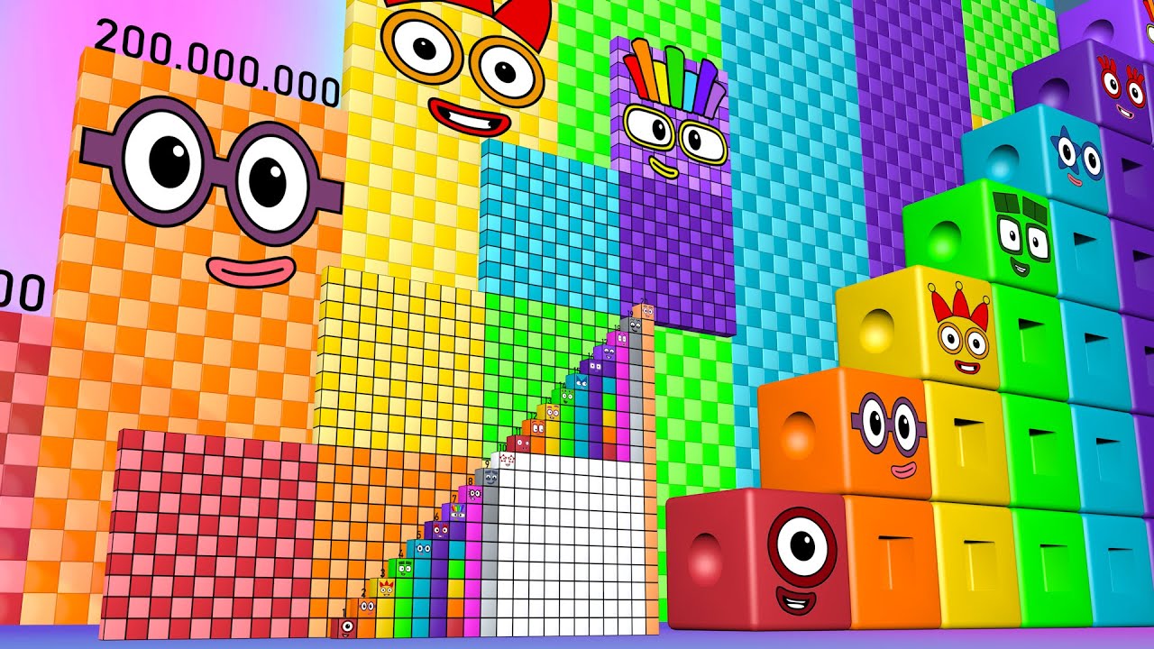 Amazing Numberblocks Puzzle Step Squad 700 till 700,000,000 MILLION ...