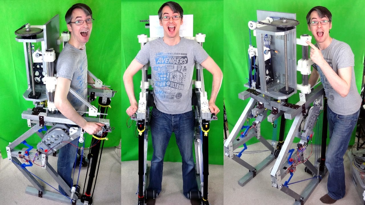 Iron Man Exosuit #9 | Working Power Legs! | James Bruton - YouTube