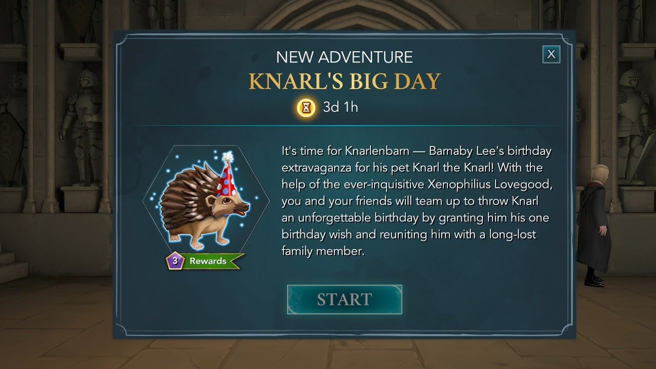 Knarl's Big Day - Adventure Part 1 - Harry Potter Hogwarts mystery ...