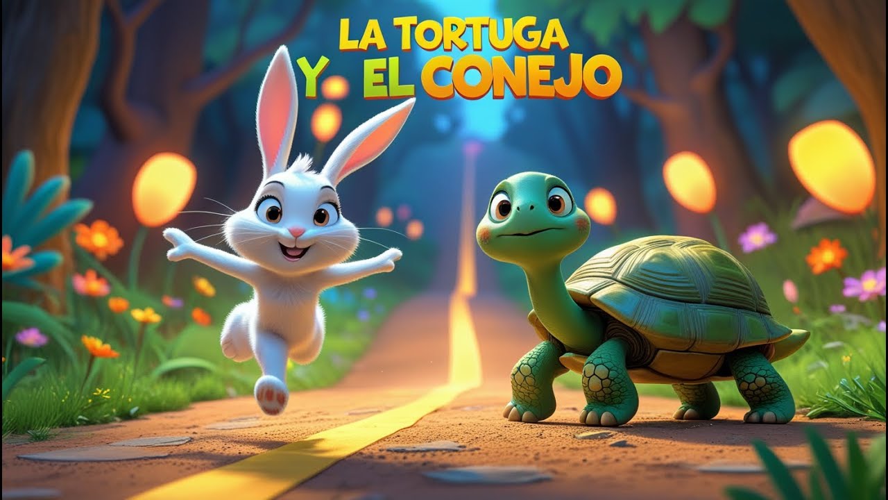La Fábula de la Tortuga y el Conejo 🐢🐇 Una Lección de Paciencia y ...