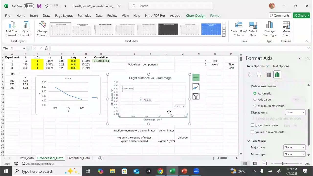 Use Microsoft Excel to plot a graph properly with ERROR BARS - 2425SCIE Data Analysis - Part 4/4 ...