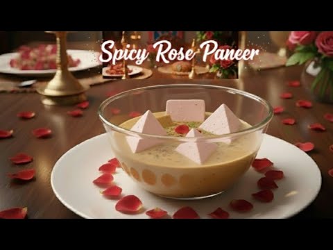 “Spicy Rose Paneer Recipe | গোলাপের ঘ্রাণে মশলাদার পনির | Diwali ...