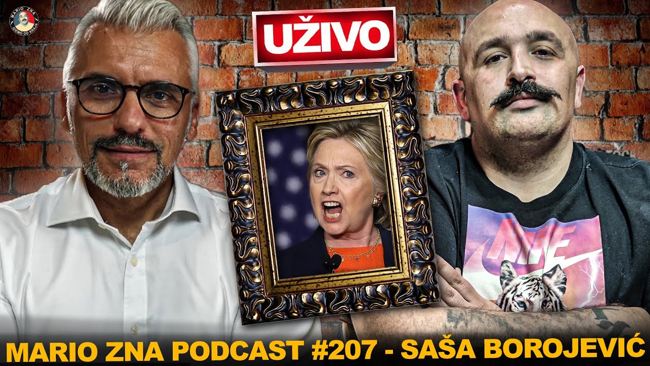 Mario Zna Podcast #207 - Saša Borojević - UŽIVO - YouTube