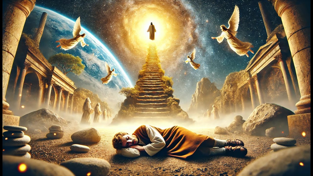 Génesis capítulo 28: El Sueño de Jacob y la Escalera al Cielo Animado ...