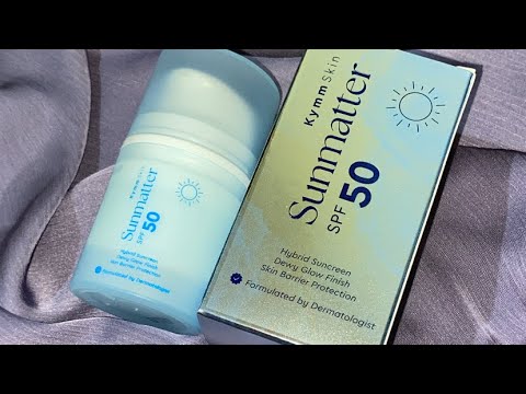 BTS konten ku | kymm skin sunmatter hybrid sunscreen SPF 50 PA+++ - YouTube