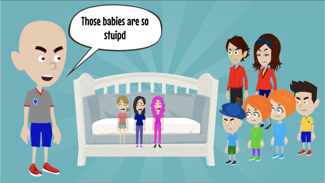 (120K subs special) Emily, Sapphire & Hannah Are Born / Classic Caillou ...