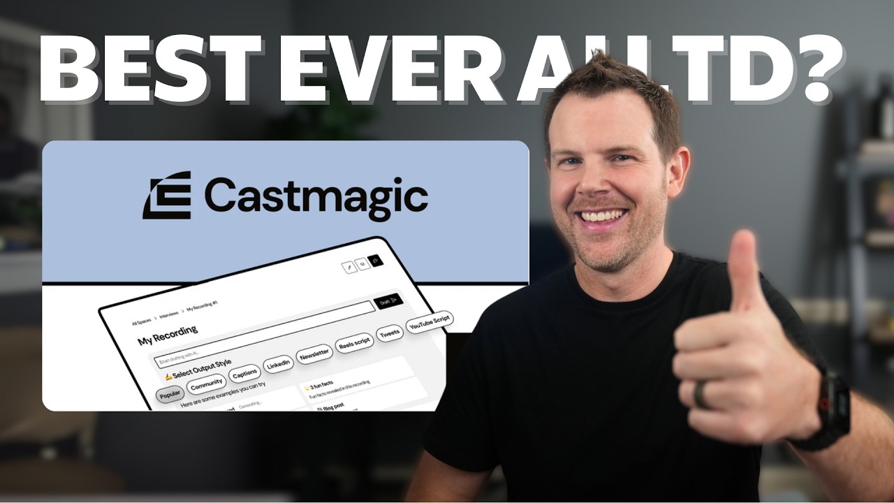 I Can't Believe What This AI Tool Does - Castmagic LTD Review - YouTube