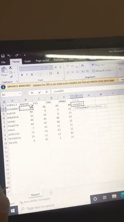 #How to add in Microsoft Excel - YouTube
