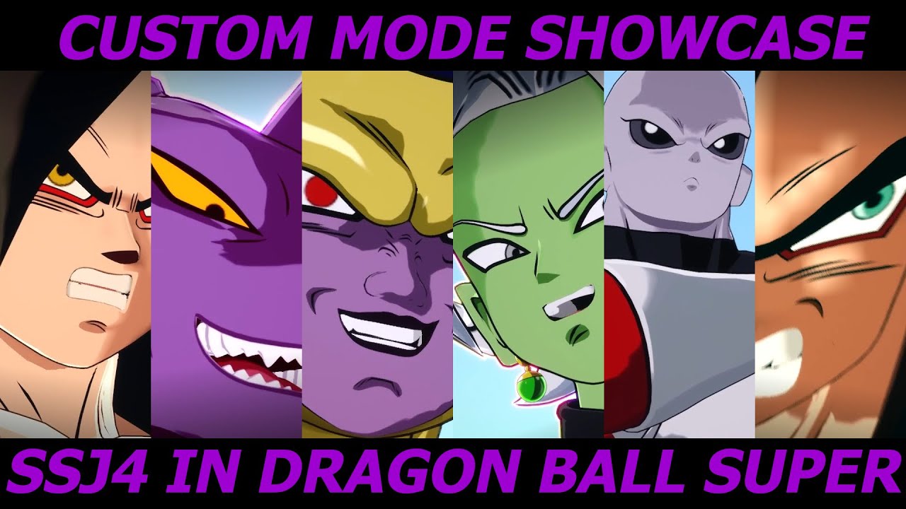 SSJ4 in Dragon Ball Super? - Custom Mode Showcase - YouTube