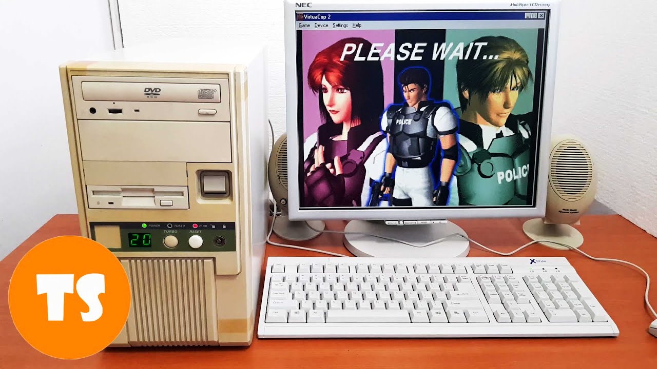 ⭐Retro PC: WOW! GOLD IBM 6x86 P200+ startup, loading Windows 95 # ...
