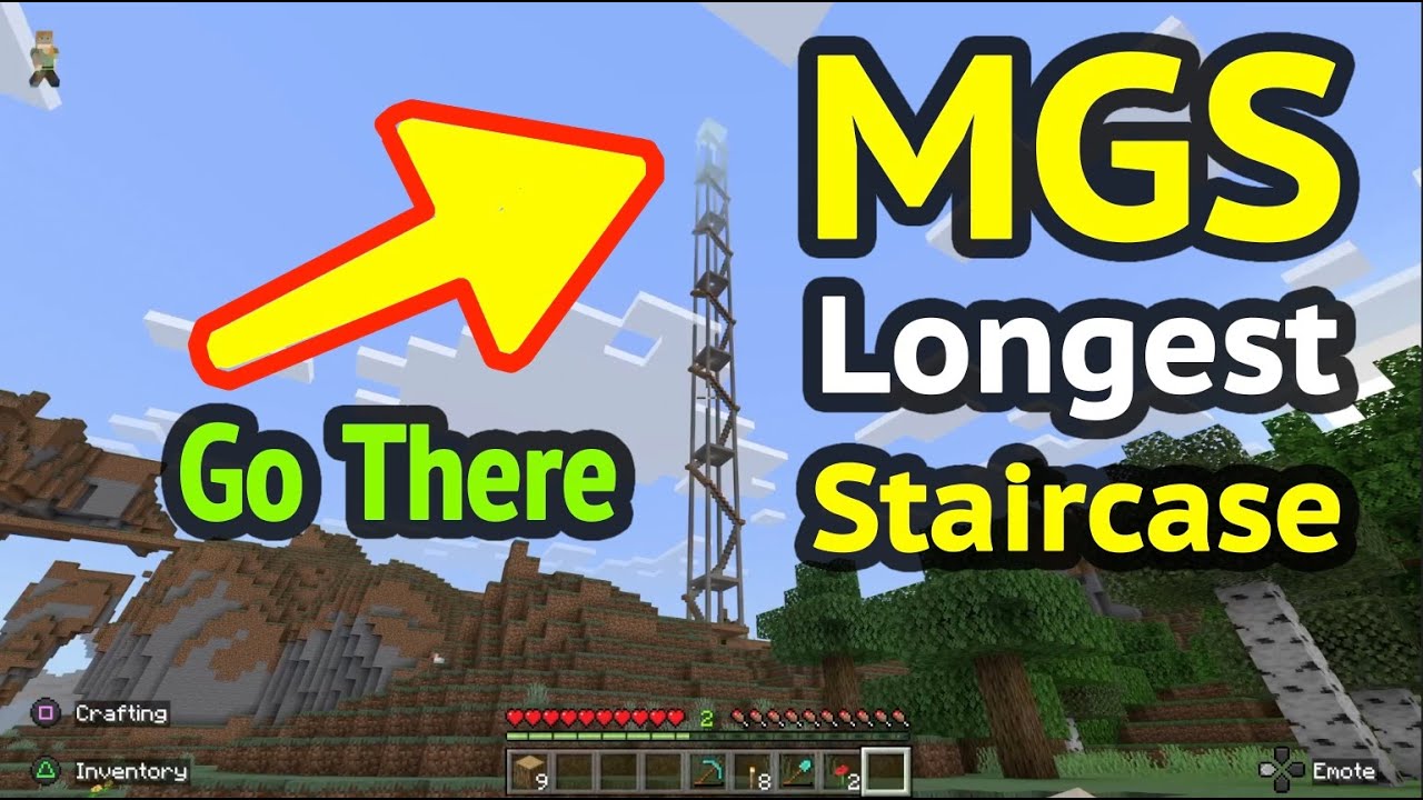 Climb Minecraft version of MGS Longest Winding Staircase in ...