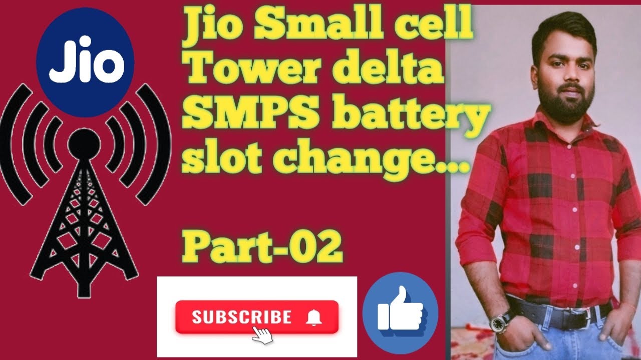 jio Small cell Tower delta SMPS battery slot change.....Part 2 ...