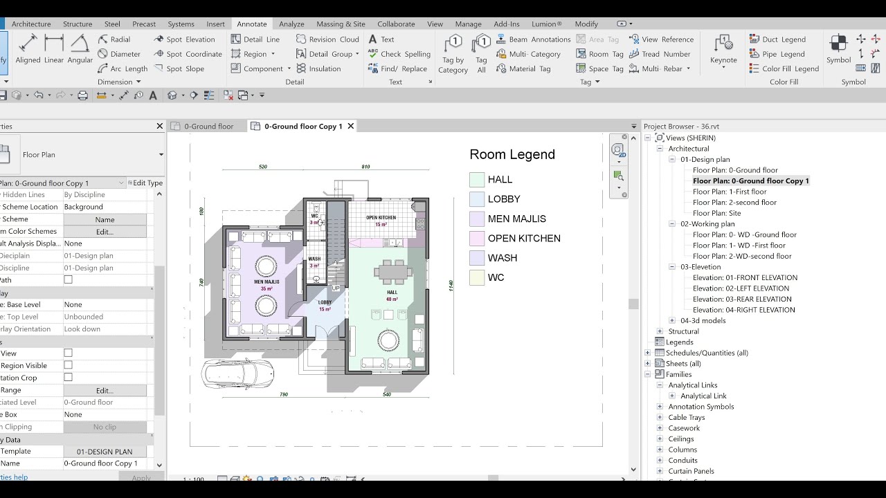 Tutorial Project # 14 REVIT DESIGN LAYOUT PLAN (ARCHITECTURAL CONCEPTS ...