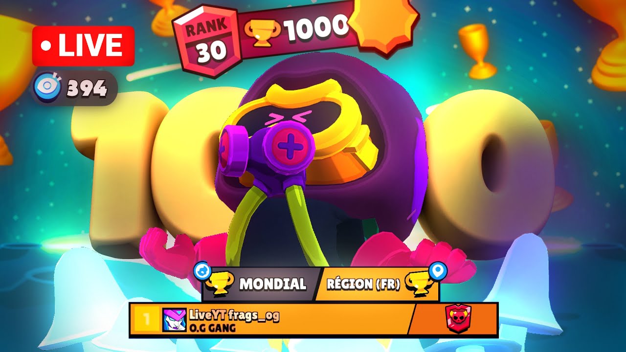 Cordelius R30 🏆1ER FRANÇAIS !!! 🔥 - Live Brawl Stars FR - YouTube