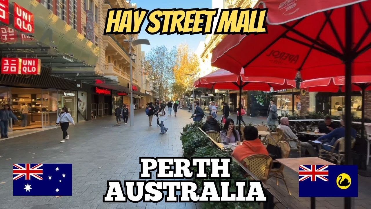 Exploring Perth Australia: City Walking Tour of Hay Street Mall 2024 ...
