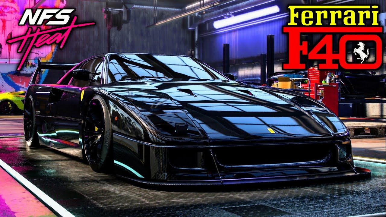 Ferrari F40 Customization and Gameplay in Need For Speed Heat - YouTube