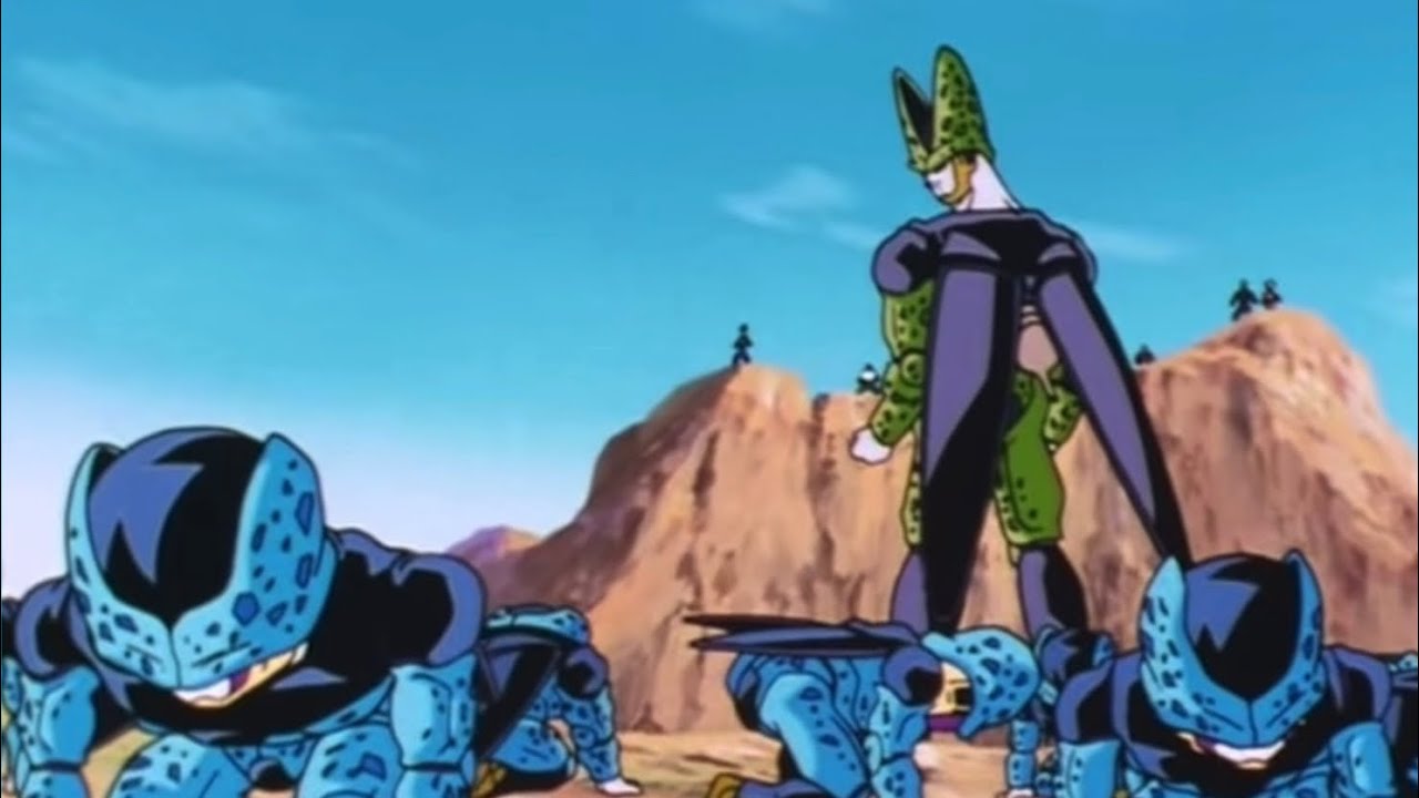 Dbz abridged Cell names his children - YouTube