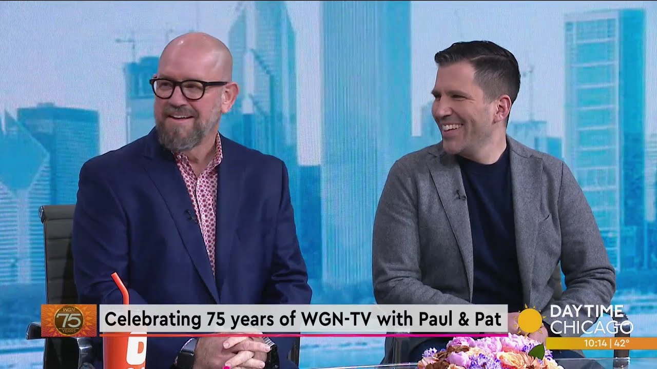 Celebrating 75 years of WGN-TV with Paul & Pat - YouTube
