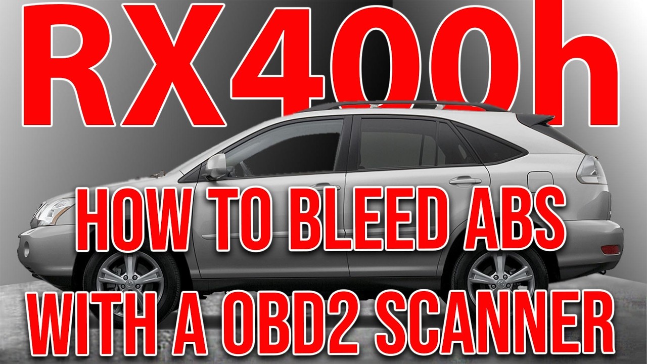 How To Bleed ABS brakes with a OBD2 Scanner - Lexus and Toyota Hybrids ...
