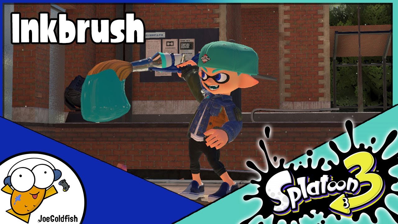 Inkbrush Weapon Showcase | Splatoon 3 - YouTube