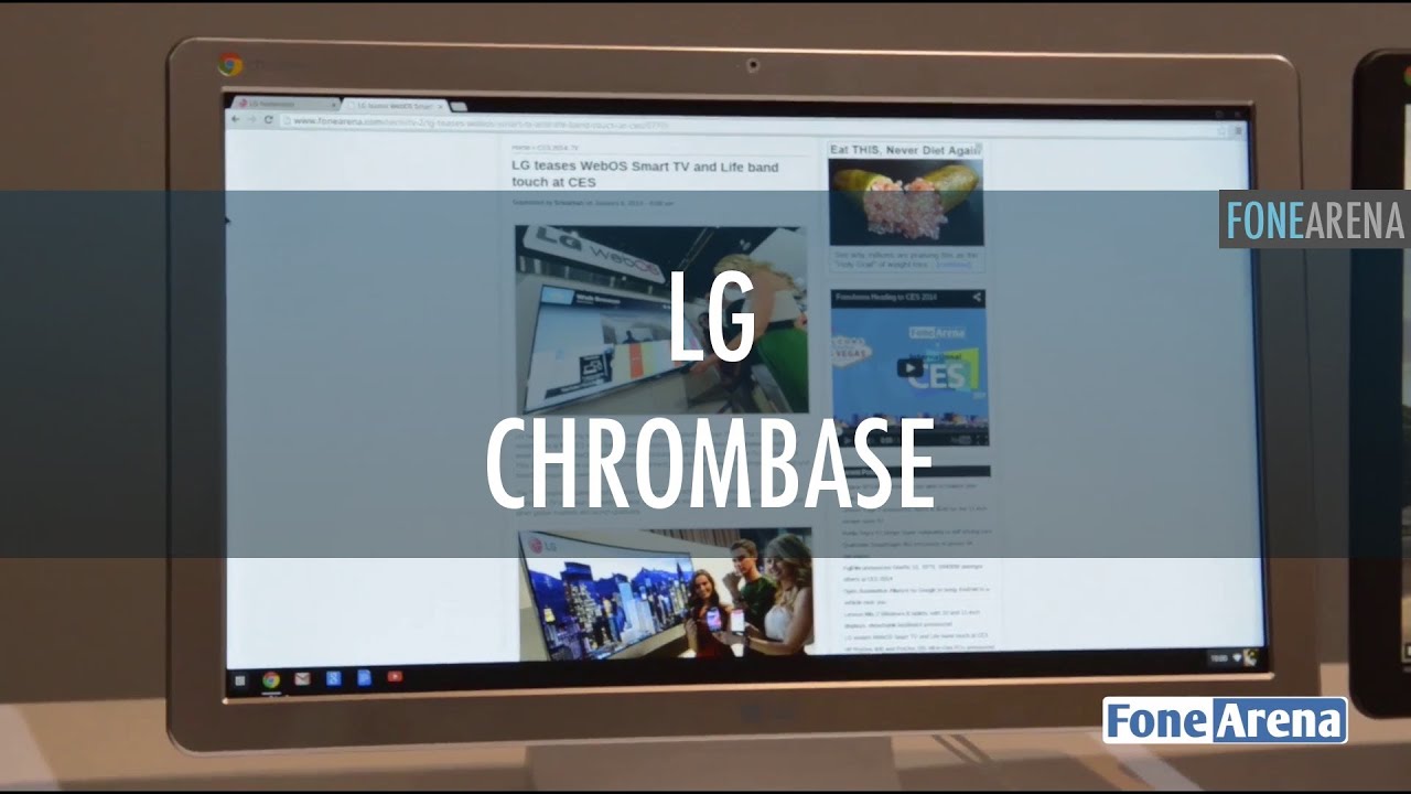 LG Chrombase - Chrome OS powered Desktop - YouTube