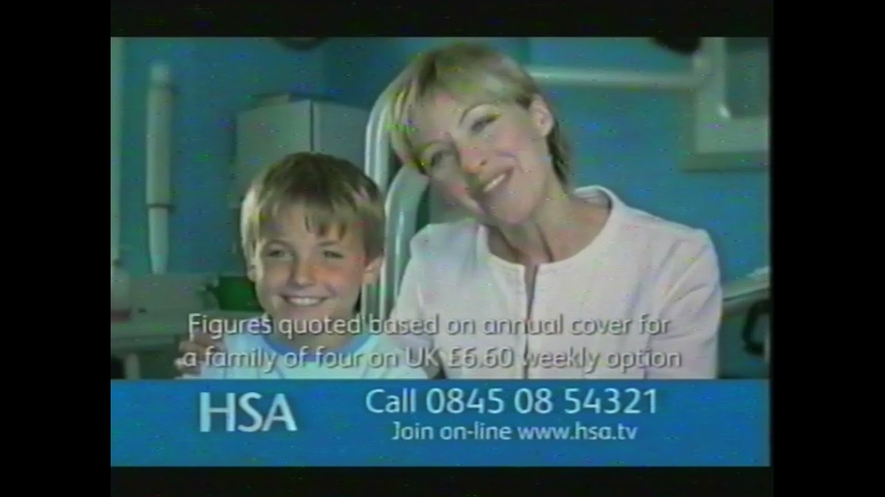 HSA Health Insurance Sally Gunnell Commercial 2004 - YouTube
