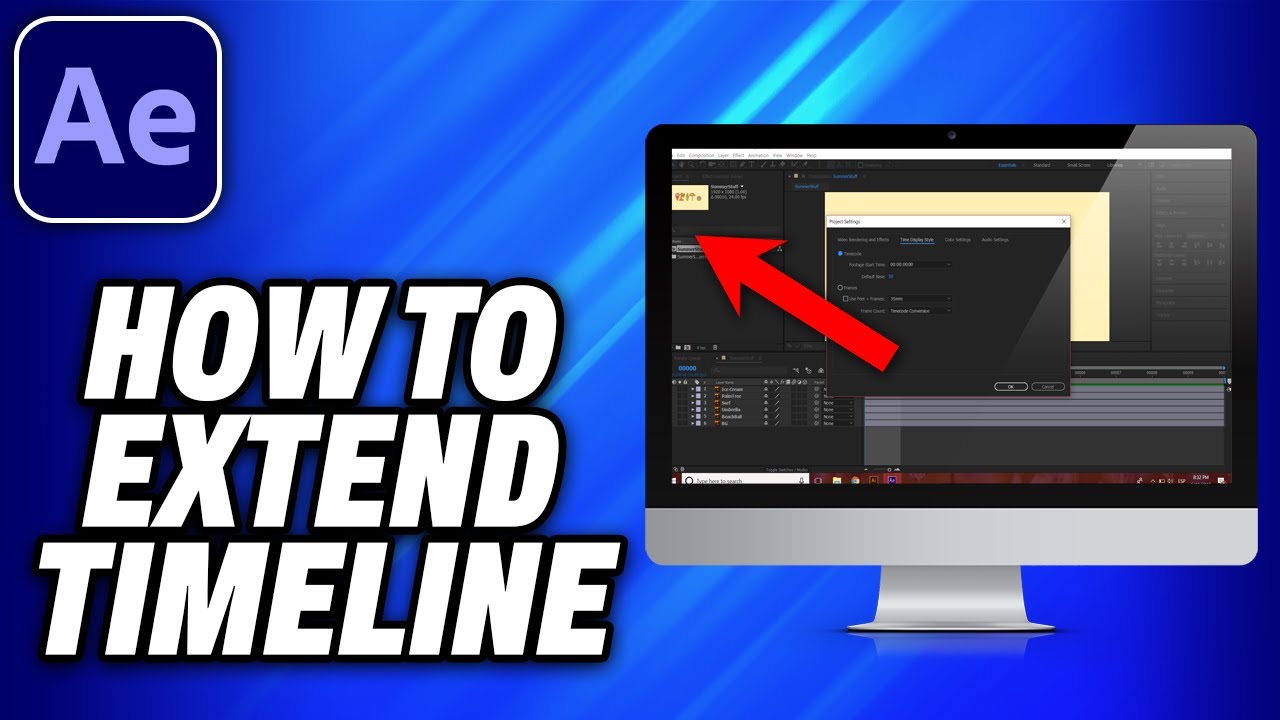 How To Extend Timeline Adobe After Effects (2025) - Easy Fix - YouTube