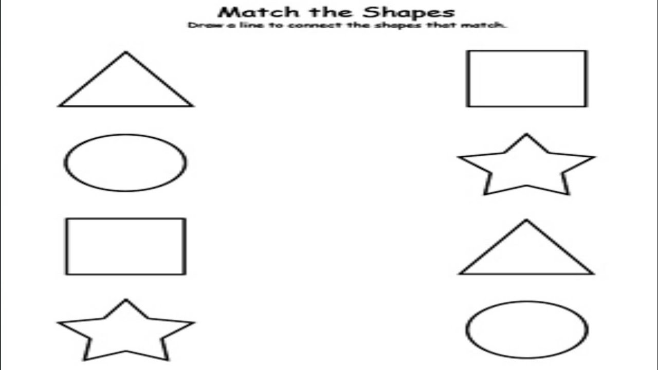 matching figure, matching shapes,matching numbers, Milan karo, match ...