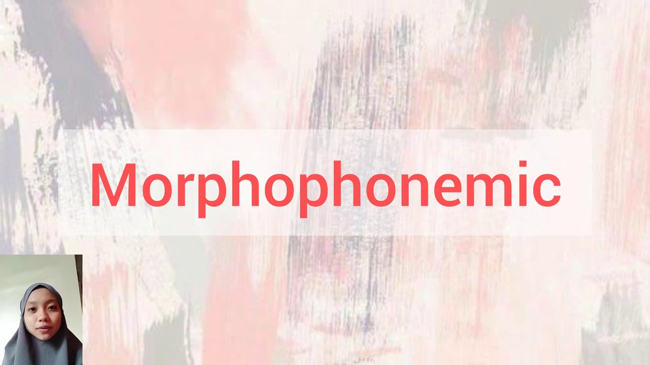 Morphophonemic - YouTube