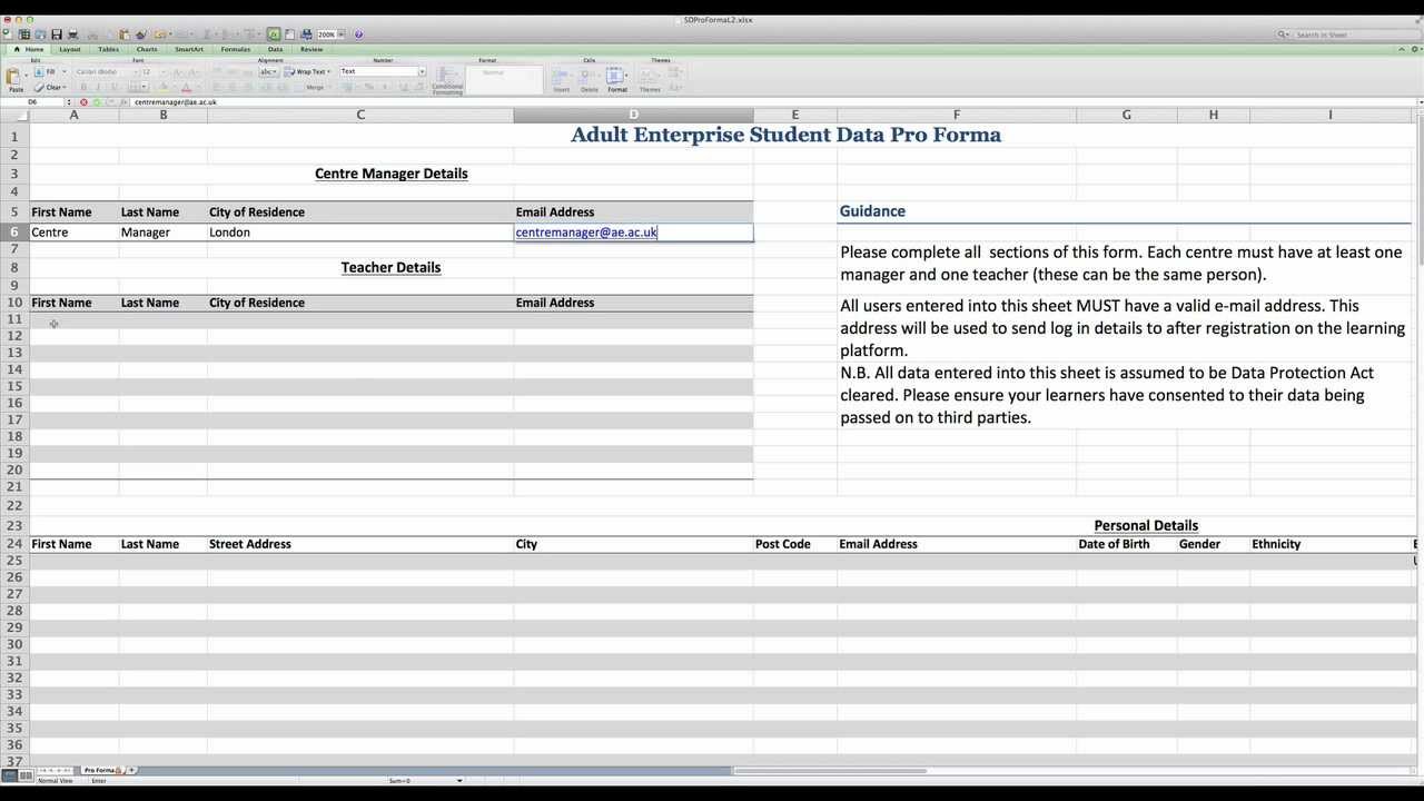 Filling in the Proforma - YouTube