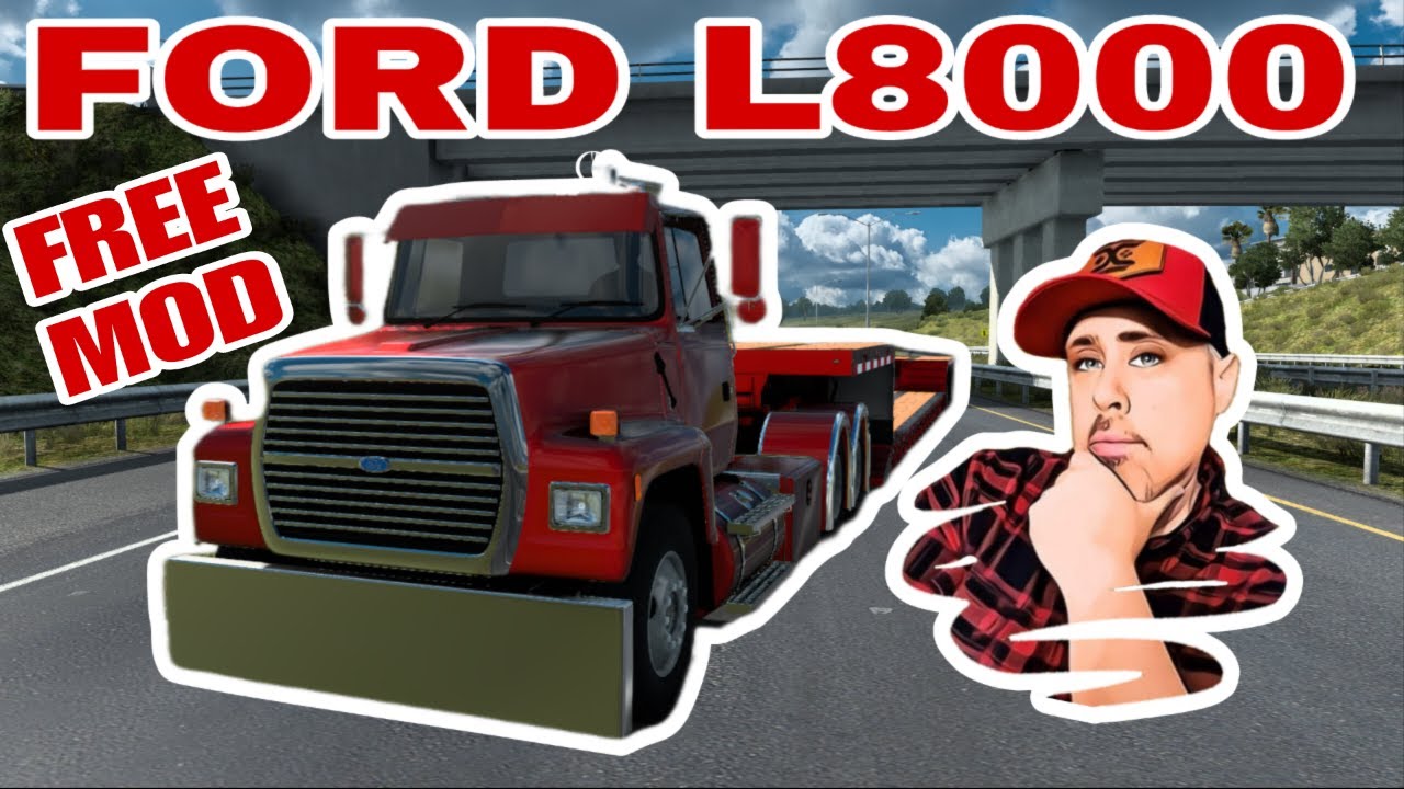 Ford L8000 Mod - American Truck Simulator - Twin Falls to Nampa - YouTube