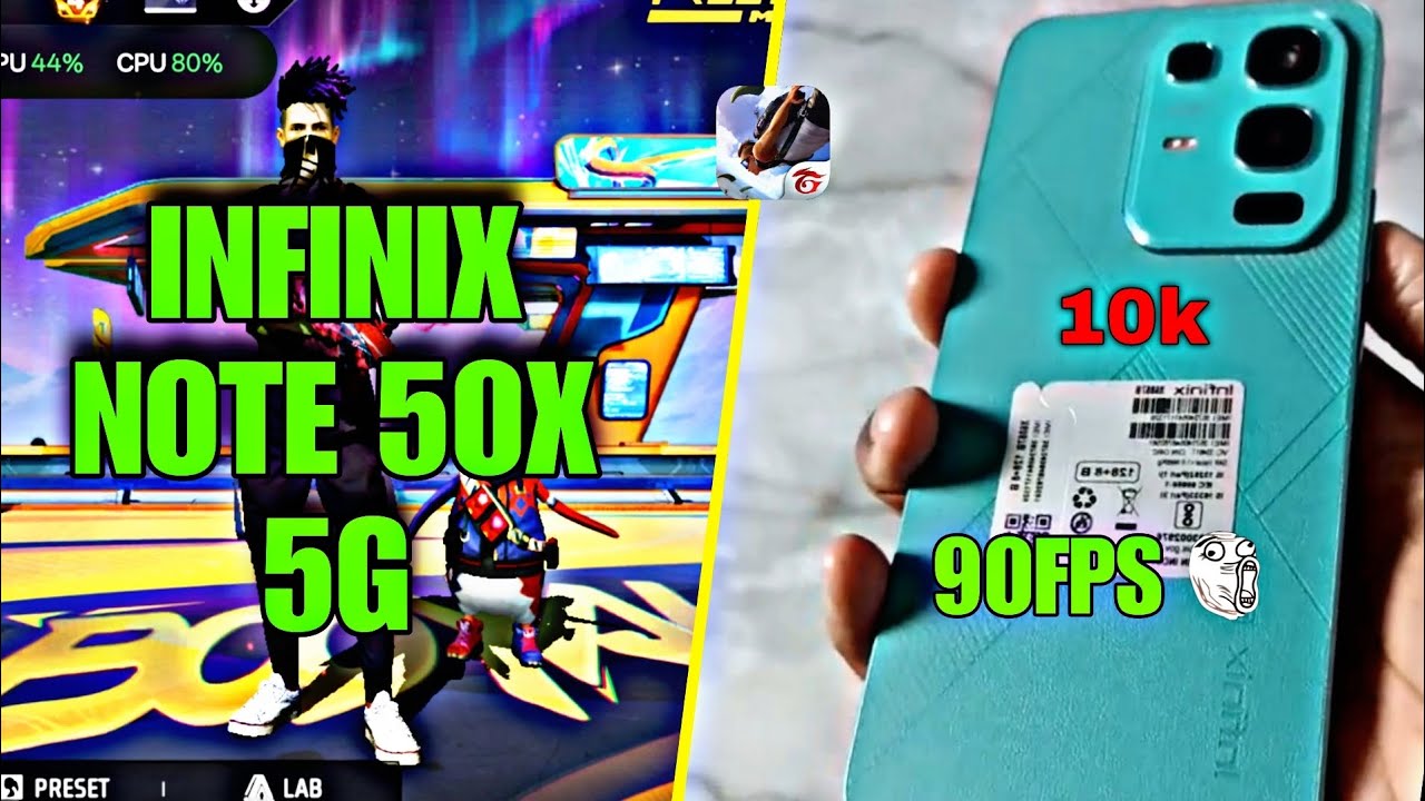 Infinix Note 50x 5G Gaming Test 🔥 | Best Gaming Phone Under ₹10K ...