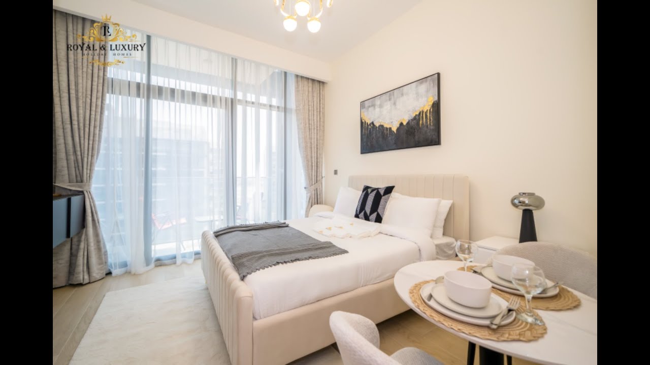 Trendy Luxurious Studio in AZIZI RIVIERA 16: Perfect for Your Short ...